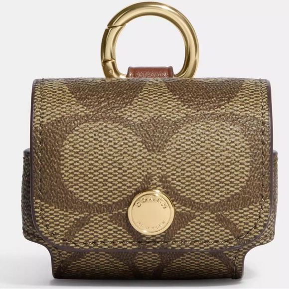 Coach | Accessories | Coach Large Wireless Earbud Case In Signature ...